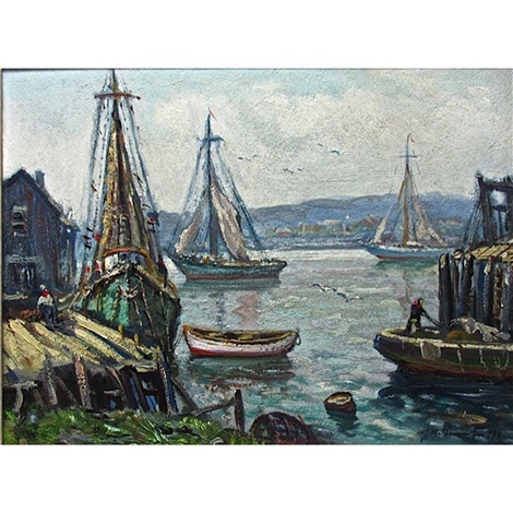 Untitled harbour study by Joseph Giunta on artnet
