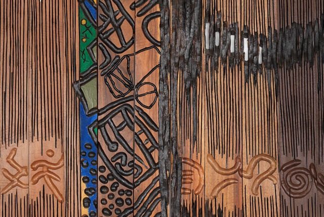 Grandmas Cloth Series by El Anatsui on artnet