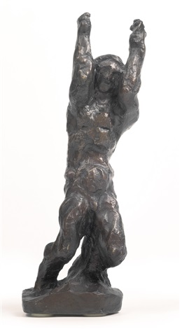 Der brennende Mensch by Anton Hanak on artnet