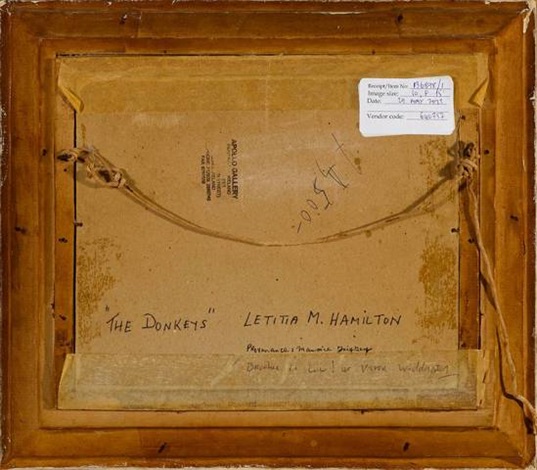 THE DONKEYS by Letitia Marion Hamilton on artnet