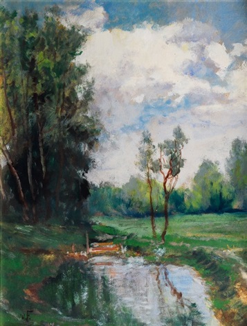 Am Waldrand by Wilhelm Facklam on artnet