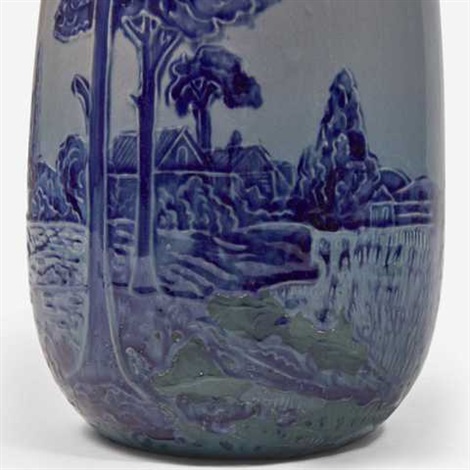 A Vase and Teapot, Weller Pottery, USA, 1904 by Frederick Hurten Rhead ...