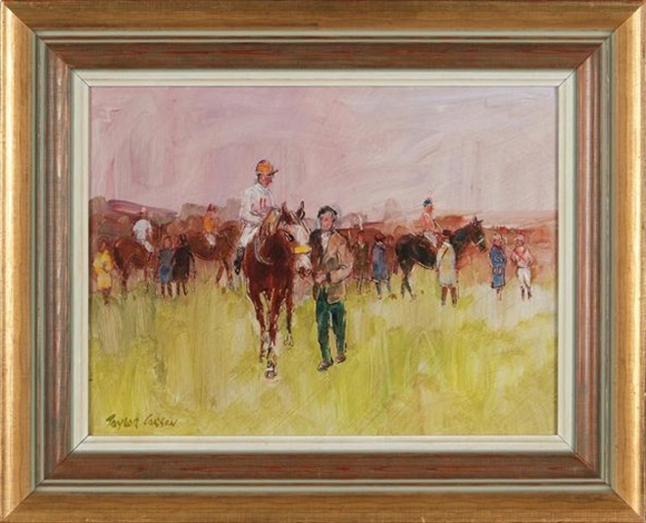 SADDLING ENCLOSURE by Robert Taylor Carson on artnet