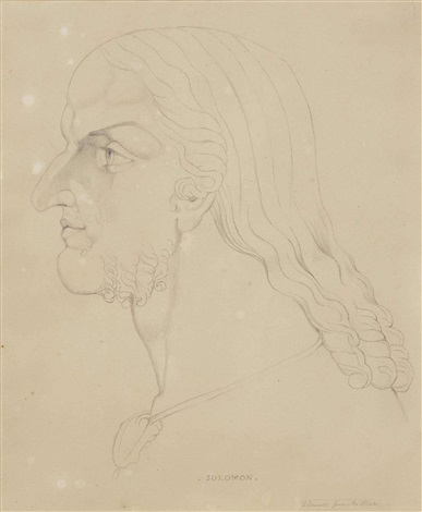 Visionary Head of Solomon by William Blake on artnet