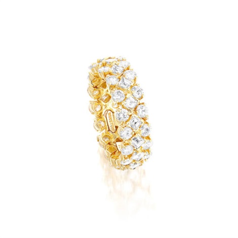 A Gold and Diamond Eternity Ring by Harry Winston on artnet