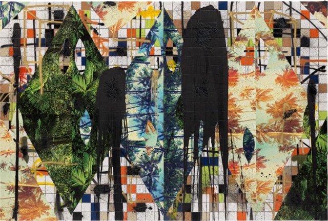 Untitled Escape Collage by Rashid Johnson on artnet