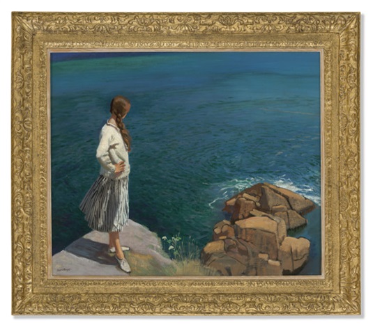 At the Edge of the Cliff by Dame Laura Knight on artnet
