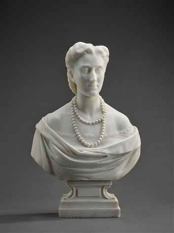 Bust of Marie of Hohenzollern-Sigmaringen 1845-1912 by Louis Samain on ...