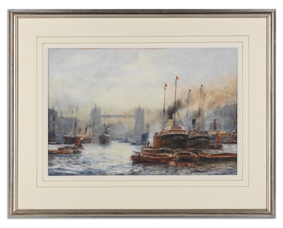 The Tower Bridge by Frederick William Scarborough on artnet