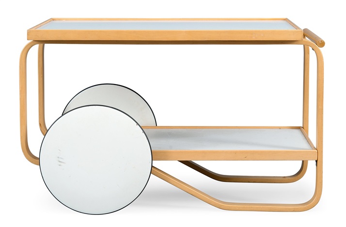Tea trolley 98 by Alvar Aalto on artnet