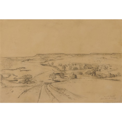 Heart Ranch, 1927 by John Steuart Curry on artnet