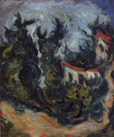 Paysage du midi Cagnes by Chaim Soutine on artnet