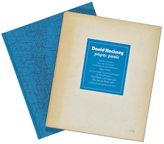 Pool made with paper and blue ink for book, from Paper Pools by David ...