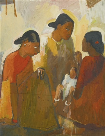 THREE WOMEN by Sayed Haider Raza on artnet