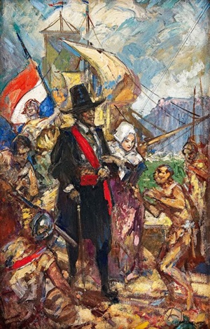 The Landing of Jan van Riebeeck by John Henry Amshewitz on artnet