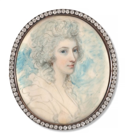 Portrait de jeune femme, dite Amelia Anne Egerton, Lady Egerton Hume ...