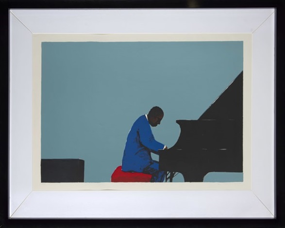 Inspired by Abdullah Ibrahim by Sam Nhlengethwa on artnet