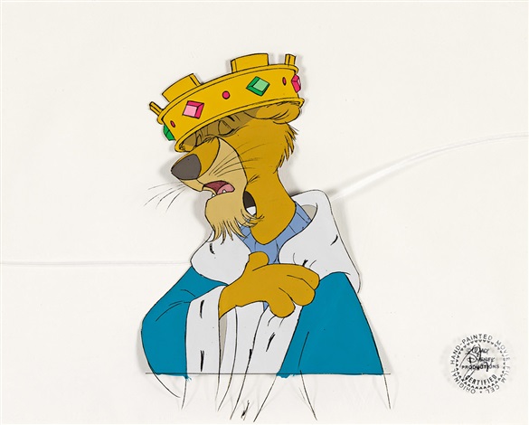 Prince John. Animation Production Cel from Disneys Robin Hood, Prince ...