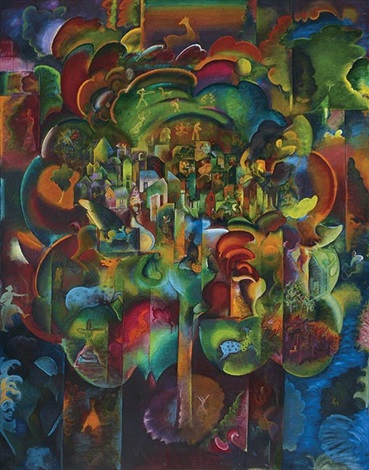 Speaking tree by Gulam Mohammed Sheikh on artnet