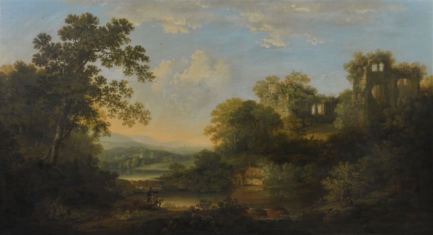 Landscape with ruins by George Smith of Chichester on artnet
