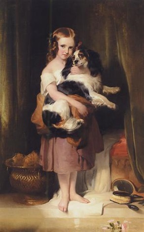Portrait of Miss Eliza Peel by Sir Edwin Henry Landseer on artnet