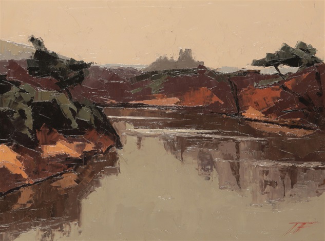 Heathland Pool, Purbeck by James Fry on artnet