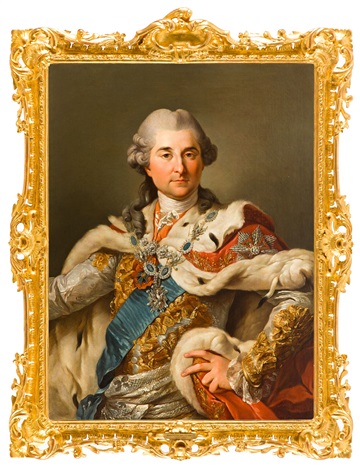 Portrait of King Stanislaw August Poniatowski in coronation robes by ...