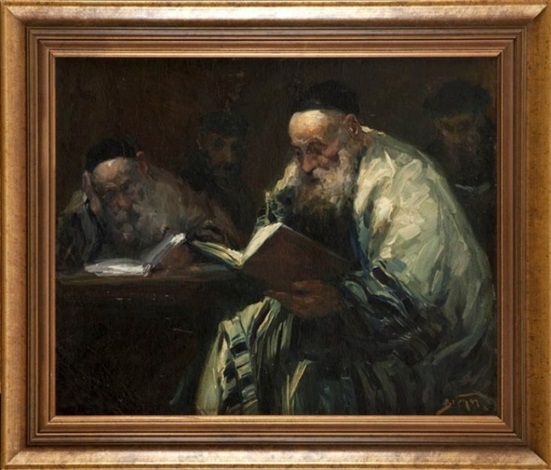 Talmudyści by Adolf Behrmann on artnet