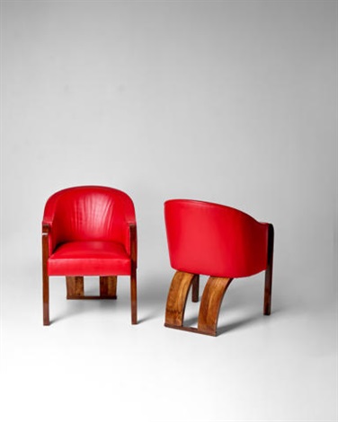 Pair of Armchairs by Eric Bagge on artnet