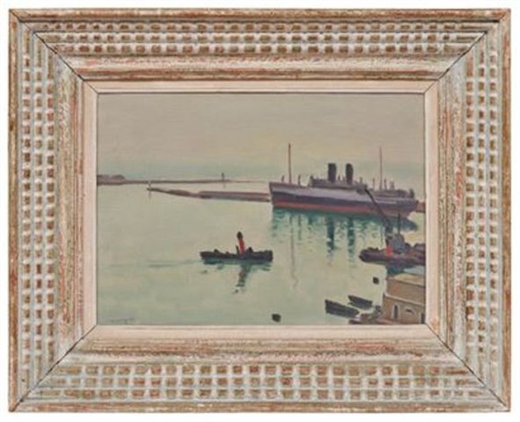 Le Paquebot port dAlger, circa 1941-1942 by Albert Marquet on artnet