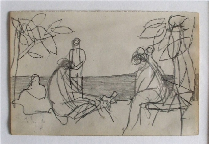 Bathers on a Beach by Keith Vaughan on artnet