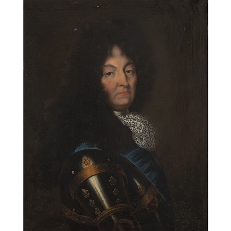 Portrait of Louis XIV in armor by Hyacinthe Rigaud on artnet