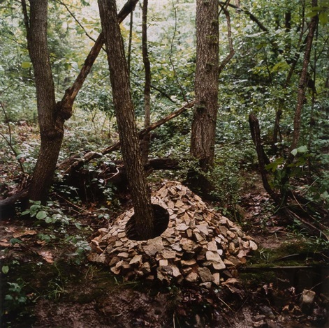 Tree Cairn, June 1994 by Andy Goldsworthy on artnet