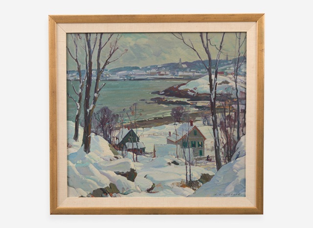 Winter, Back Beach, Rockport by Aldro Thompson Hibbard on artnet