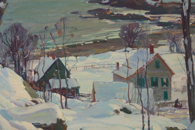 Winter, Back Beach, Rockport by Aldro Thompson Hibbard on artnet