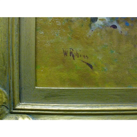 FALL SCENE WITH RIVER by William Robins on artnet