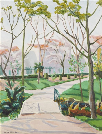 Albi, le parc Rochegude by Jean Jules Louis Cavaillès on artnet