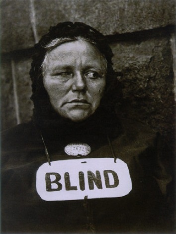 Blind woman, New York by Paul Strand on artnet