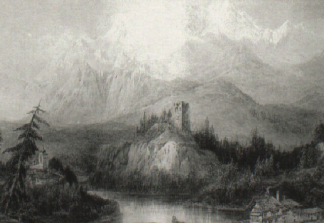 Mont Blanc from Fort Roc by William Crouch on artnet