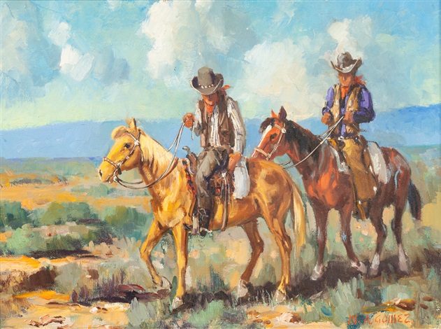 Two Riders by Marco Antonio Gomez on artnet