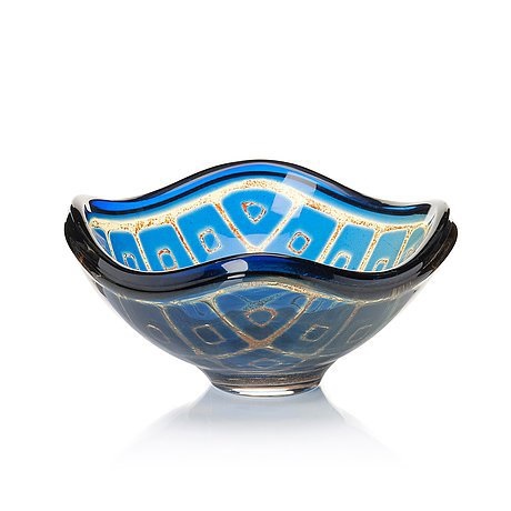 a Ravenna glass bowl, Orrefors, Sweden 1960 or 1962 by Sven Palmqvist ...