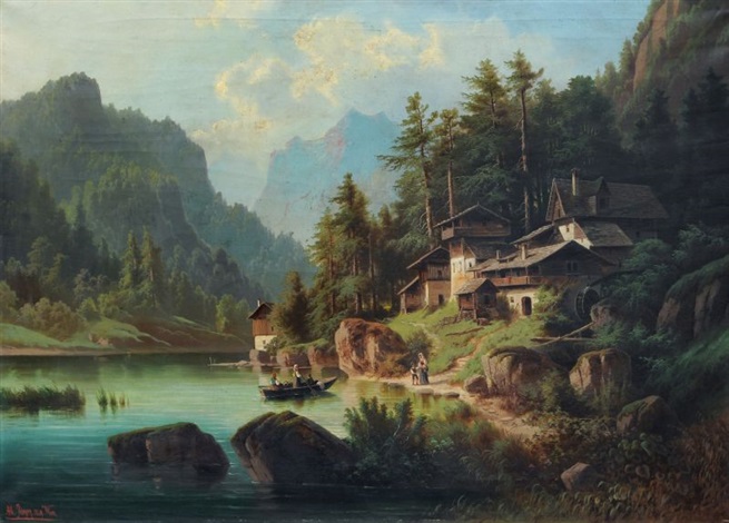 Tiroler Bergsee by Albert Rieger on artnet