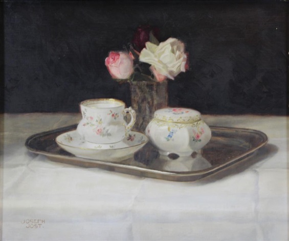 STILL LIFE. TEACUP by Joseph Jost on artnet