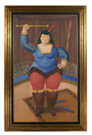Circus Woman by Fernando Botero on artnet