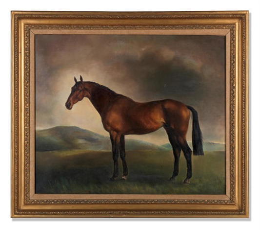 Bay horse in a landscape by John Rattenbury Skeaping on artnet