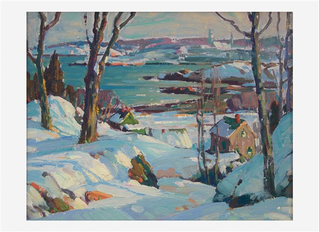 Winter, Back Beach, Rockport by Aldro Thompson Hibbard on artnet