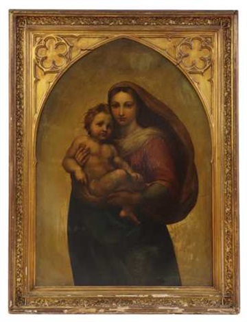 Madonna and Child The Sistine Madonna by Raphael on artnet