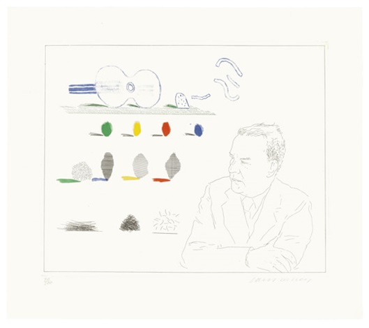 15 Plates, from The Blue Guitar by David Hockney on artnet