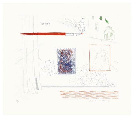 15 Plates, from The Blue Guitar by David Hockney on artnet