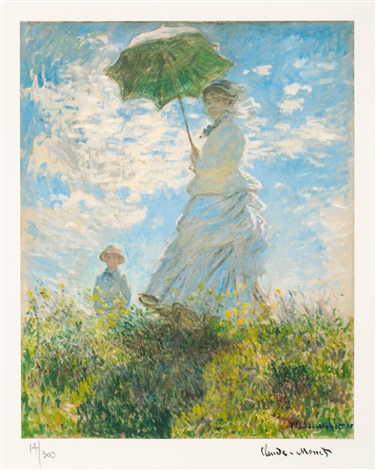 Woman with Umbrella by Claude Monet on artnet